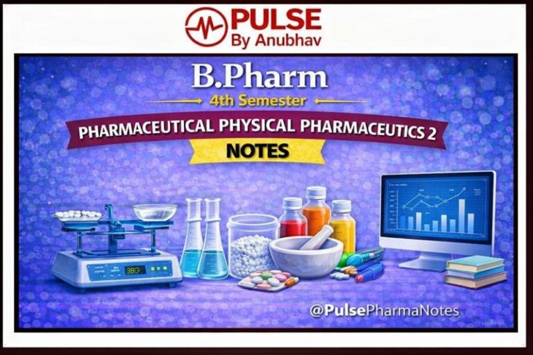 B.Pharm 4th Semester Pharmaceutical Physical Pharmaceutics 2 Notes ...
