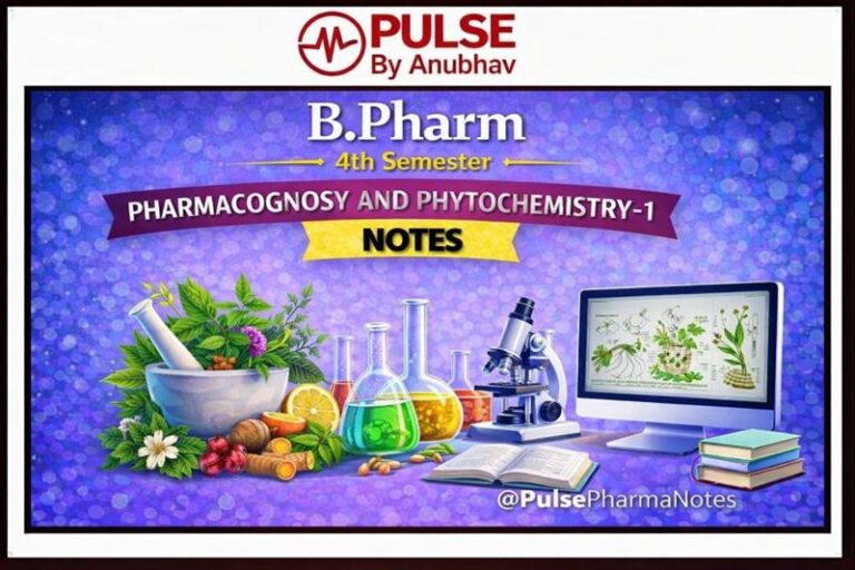 B.Pharm 4th Semester Pharmacognosy and Phytochemistry 1 Notes - Pulse ...