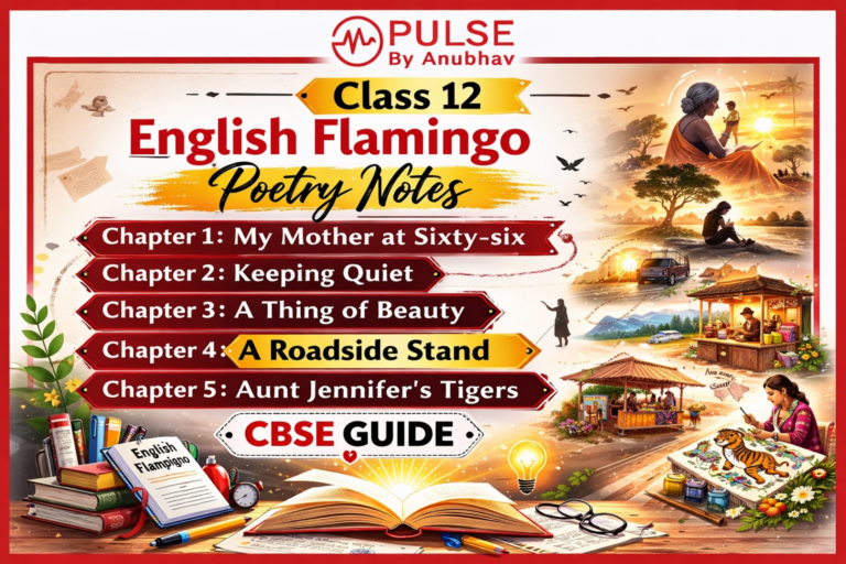 Class 12 English Flamingo Notes (Chapter Wise) – CBSE Guide - Pulse By ...