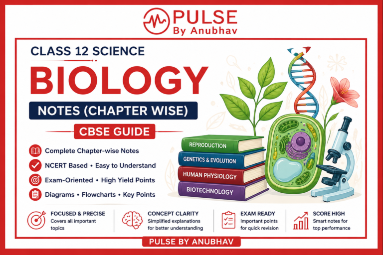 Class 12 Science Biology Notes (Chapter Wise) – CBSE Guide - Pulse By ...